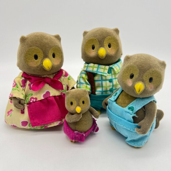 Battat | Toys | Lil Woodzeez Whoos Whoo Owl Family Lot Of 4 Calico ...